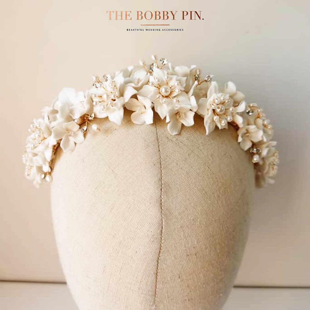 Cassia - Gold & Silver Bridal Headband – The Bobby Pin