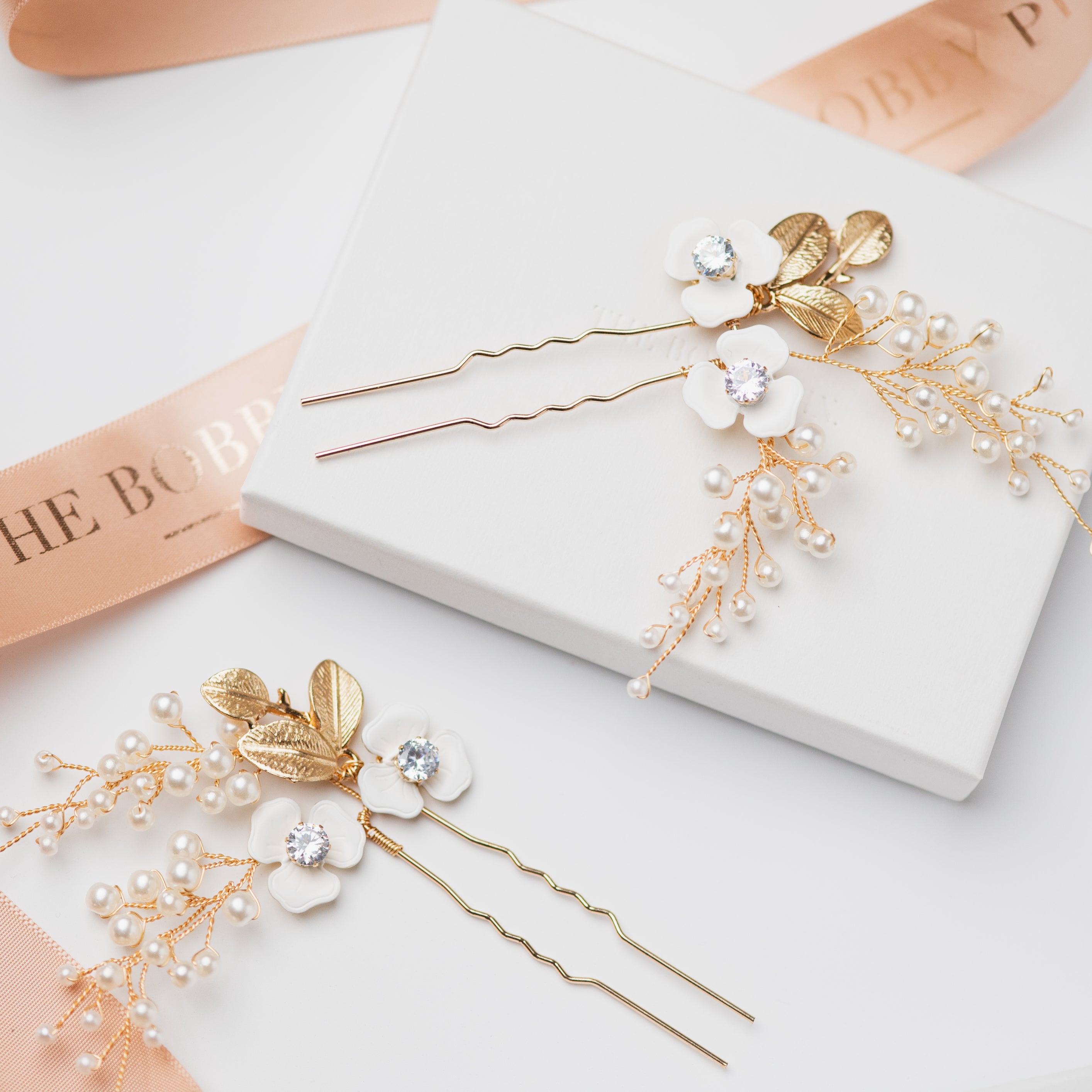 Cara - Gold & Silver Bridal Hair Pins – The Bobby Pin