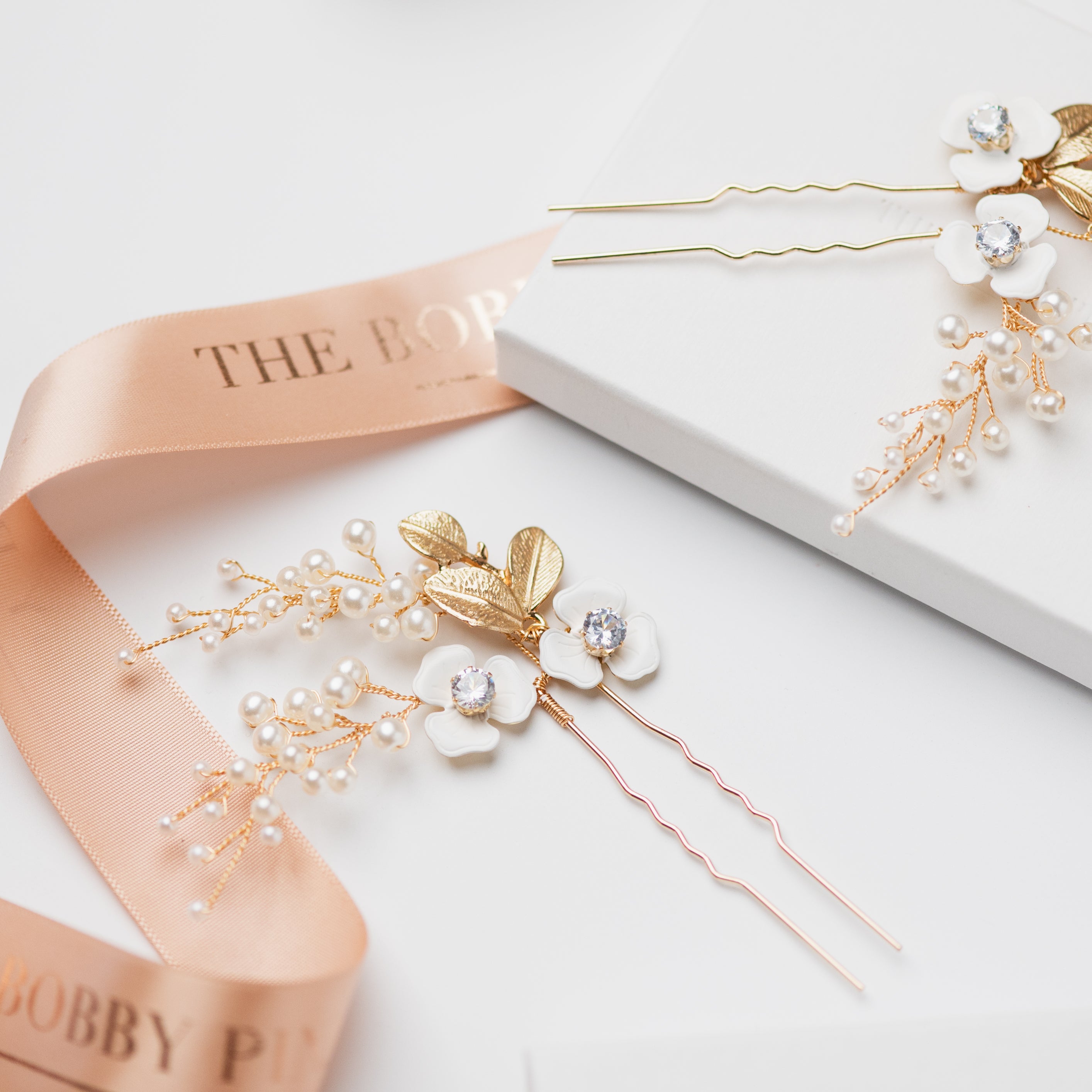Cara - Gold & Silver Bridal Hair Pins – The Bobby Pin