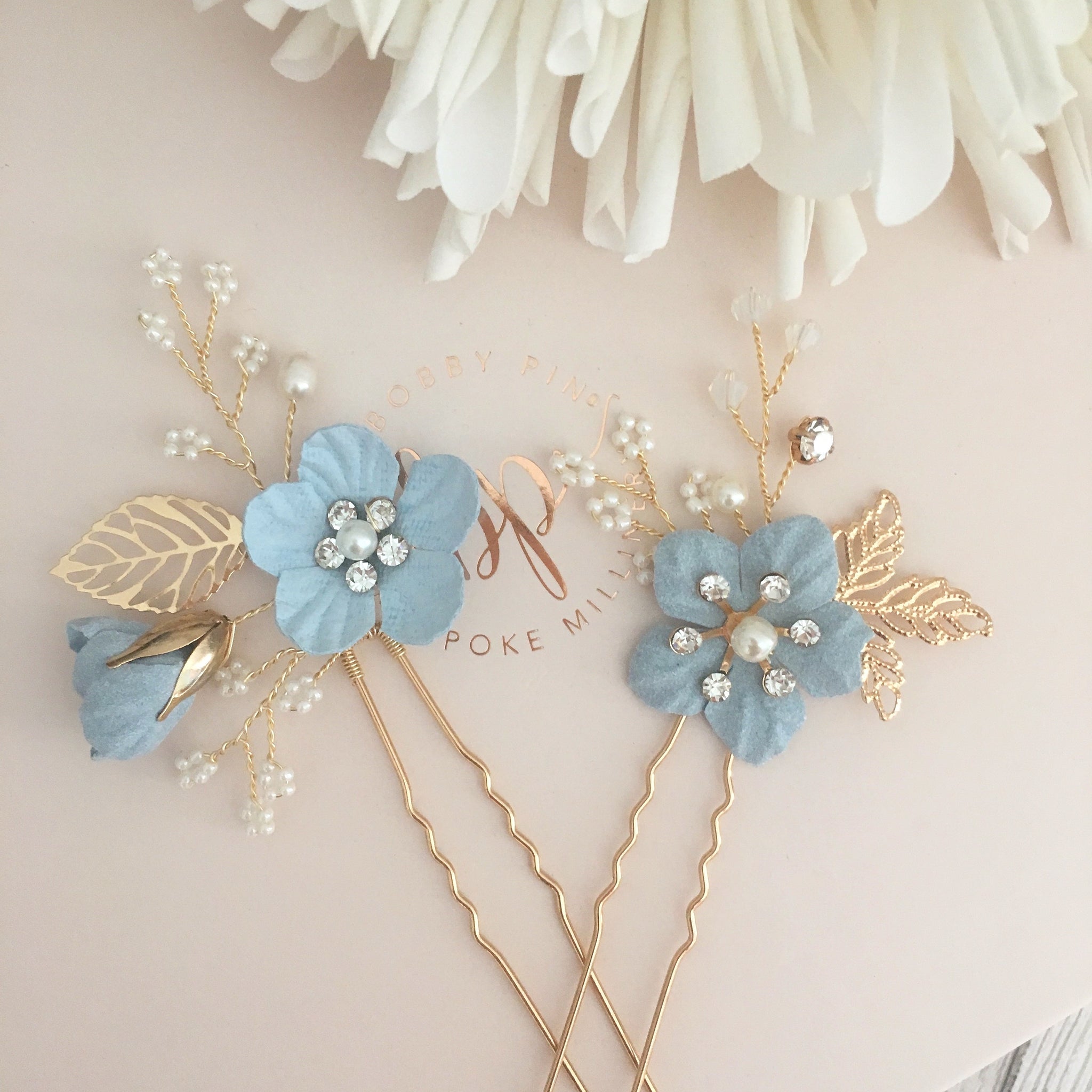 Amelia & Daisy Pins - Gold Bridal Hair Pins – The Bobby Pin