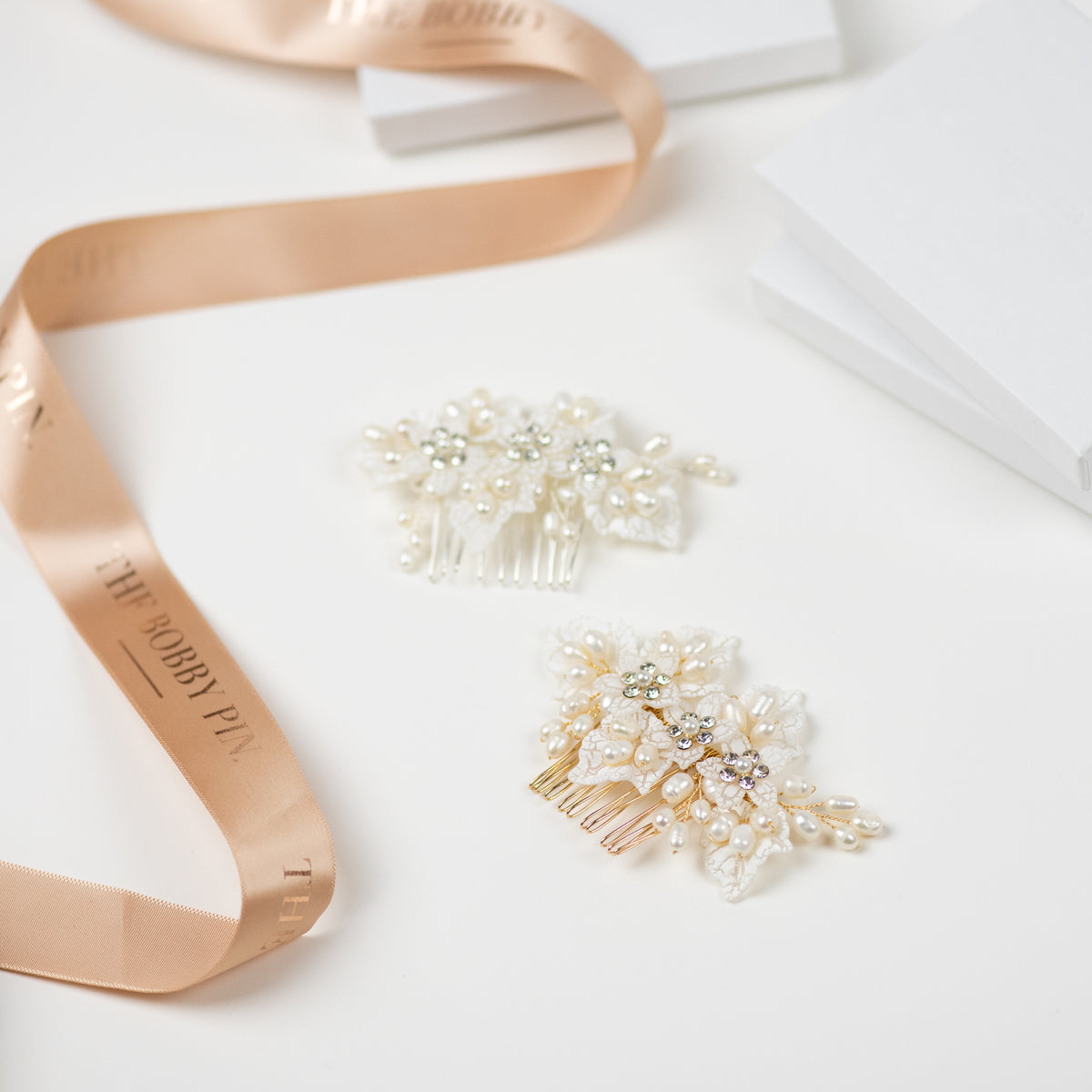 Farah - Gold & Silver Bridal Hair Comb – The Bobby Pin