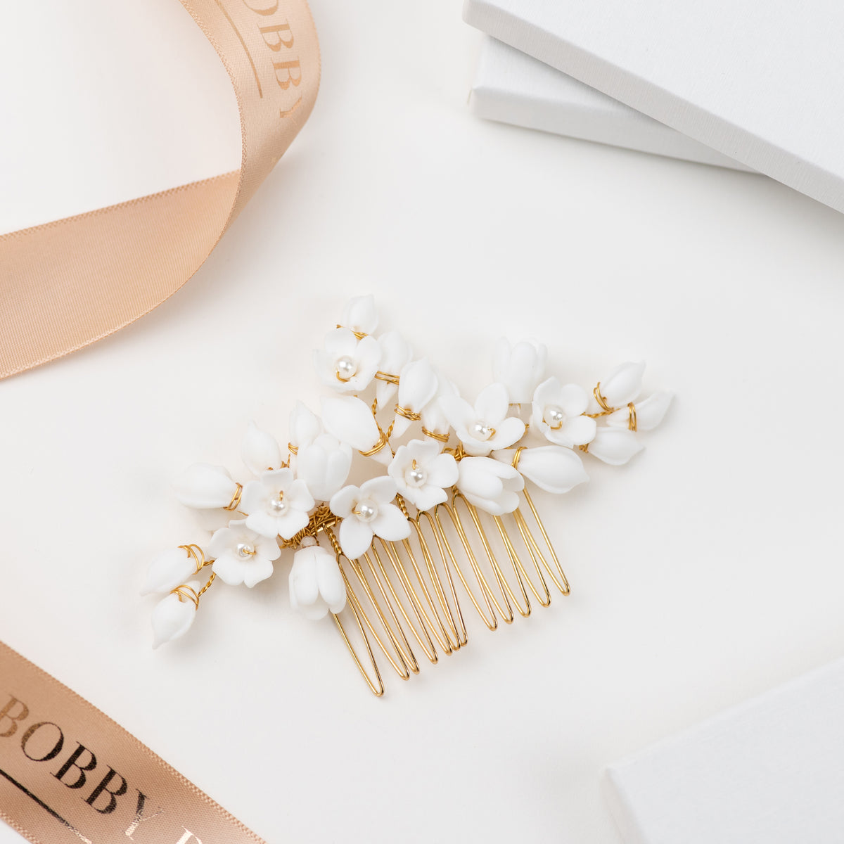 Oralee - Gold & Silver Bridal Hair Comb – The Bobby Pin