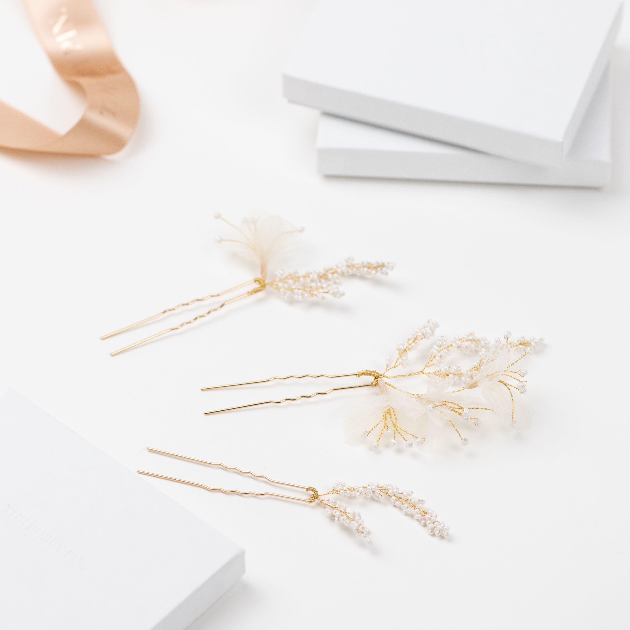 Natalia - Gold & Silver Bridal Hair Pins – The Bobby Pin